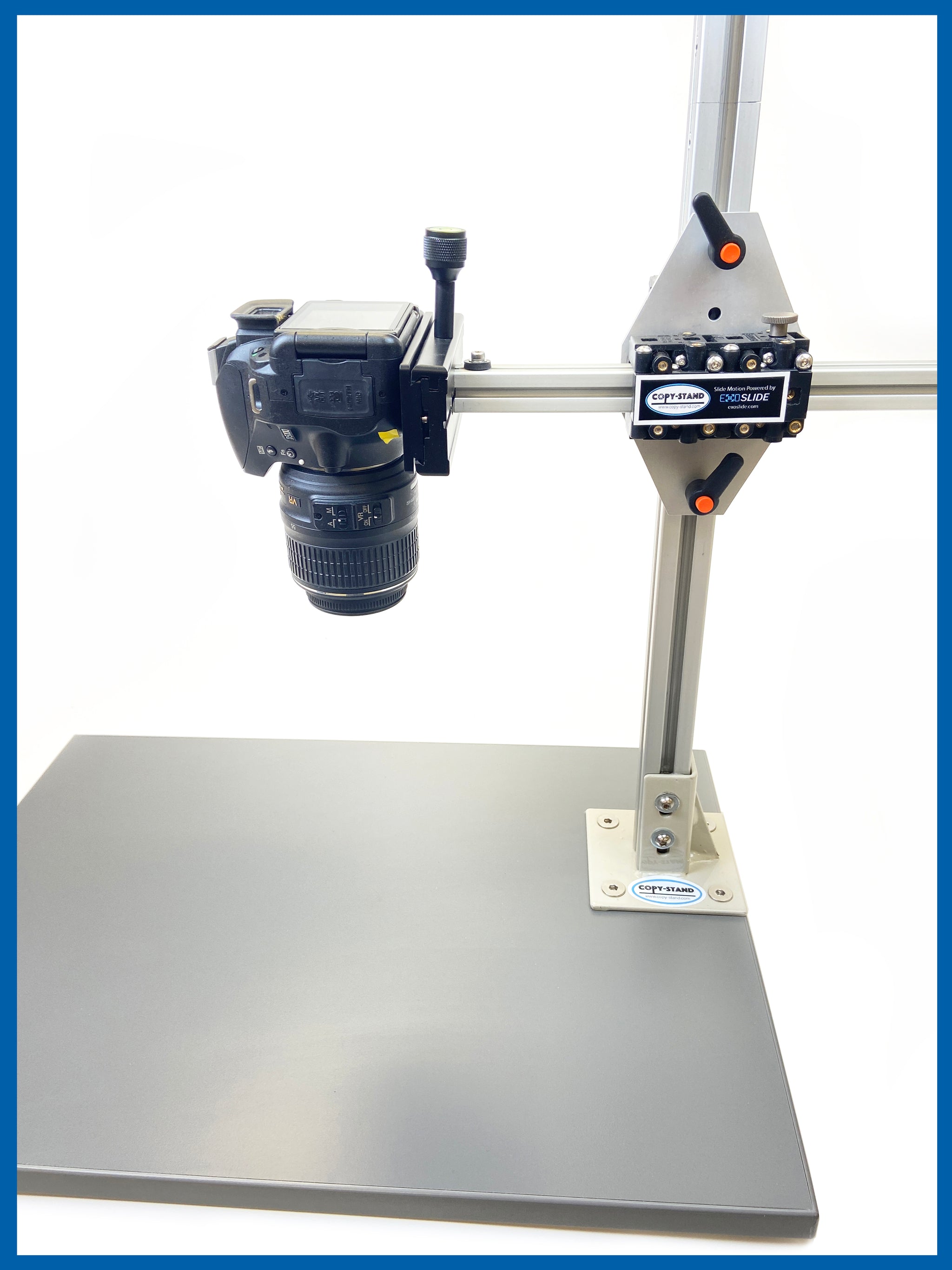 Our SUPER Heavy Duty 36" Tall Easy Slide Macro Copy Stand ~DSLR Camera ...